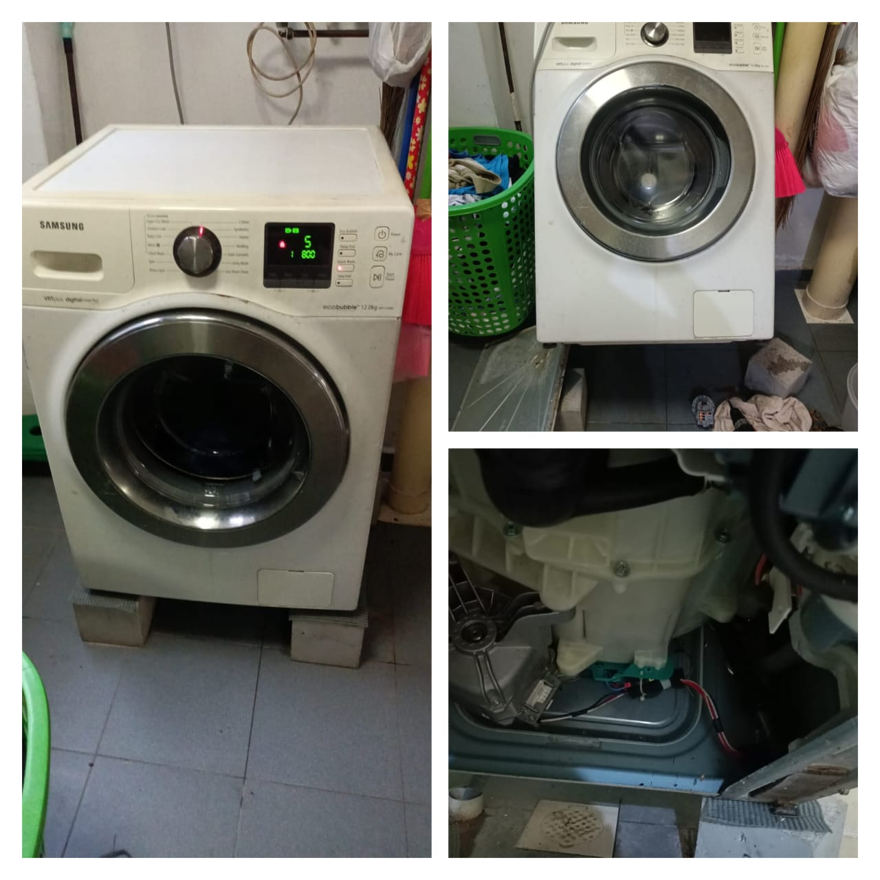 Washing Machine Checking For Drainage Issue - Washing Machine Repair ...