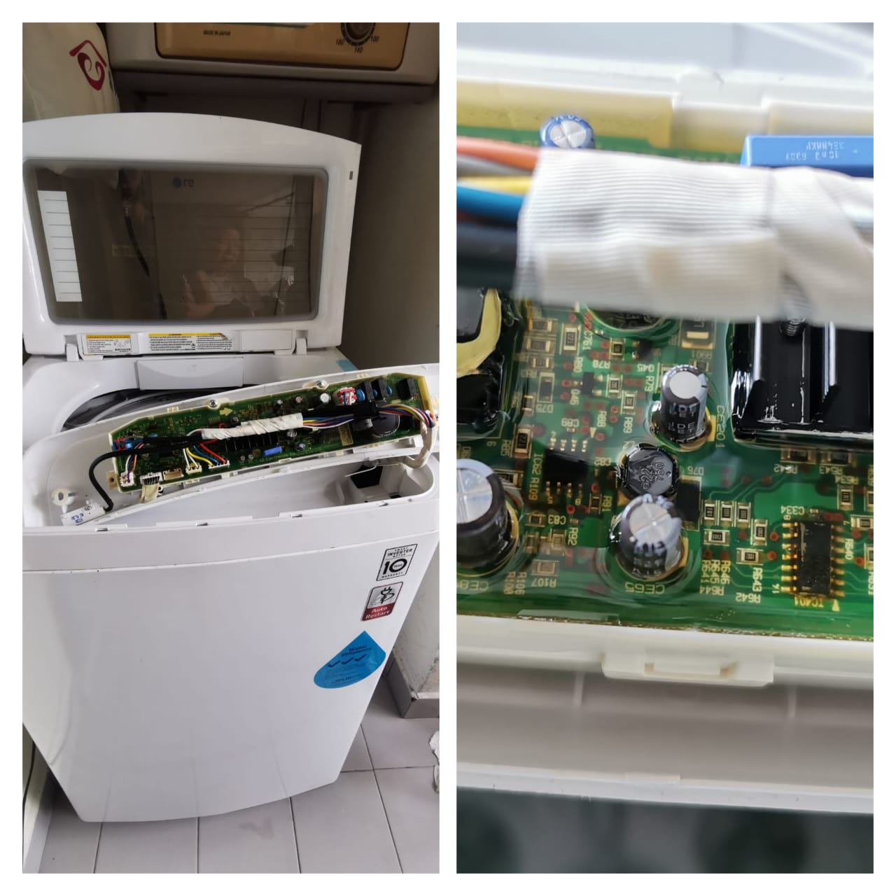 Washing Machine Checking For Mother Board Issue - Washing Machine ...