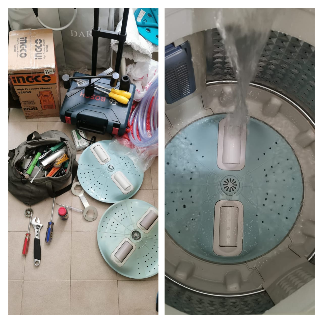 Supply And Replace New Washing Machine Base - Washing Machine Repair ...