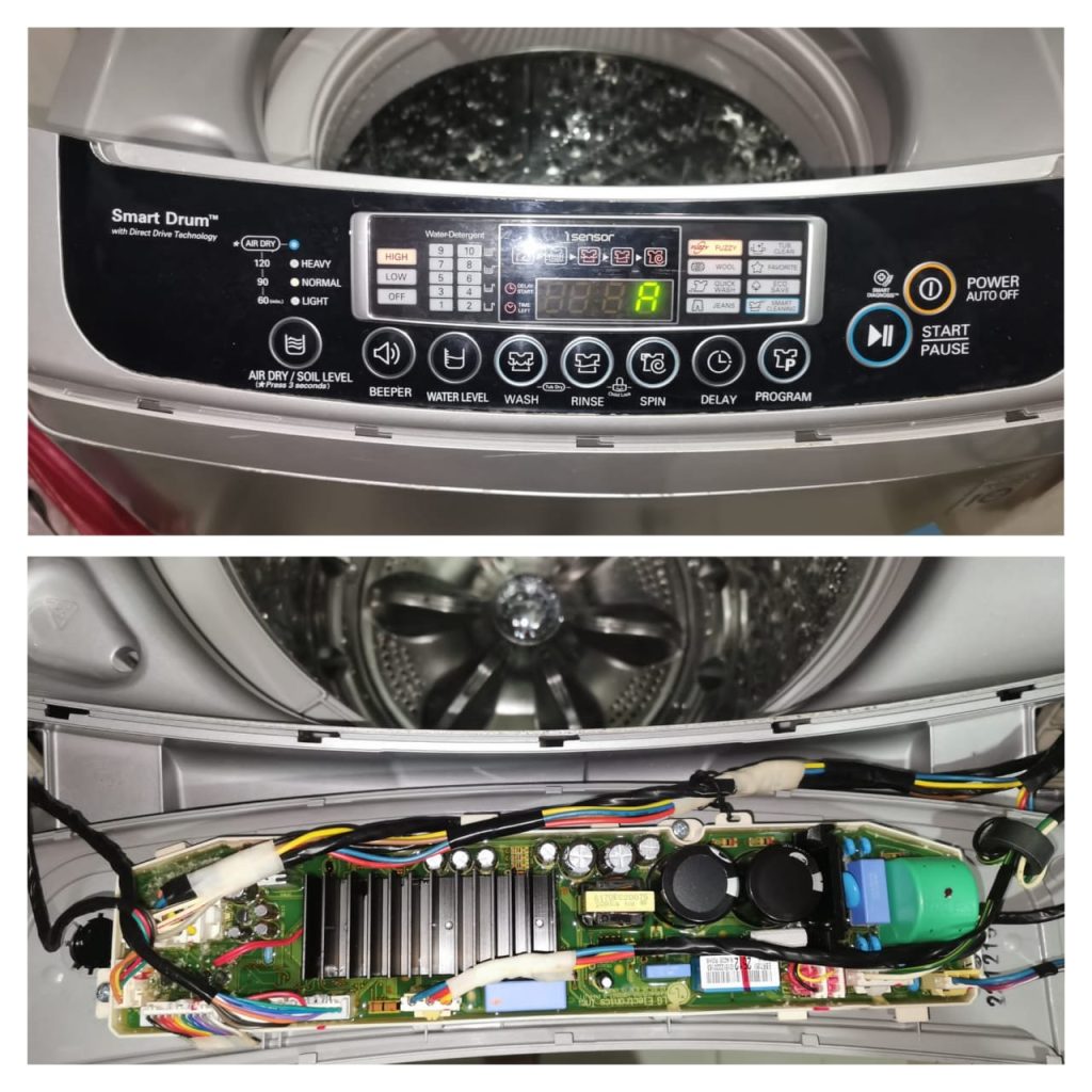 Washing Machine Checking For Door Lock Sensor - Washing Machine Repair ...